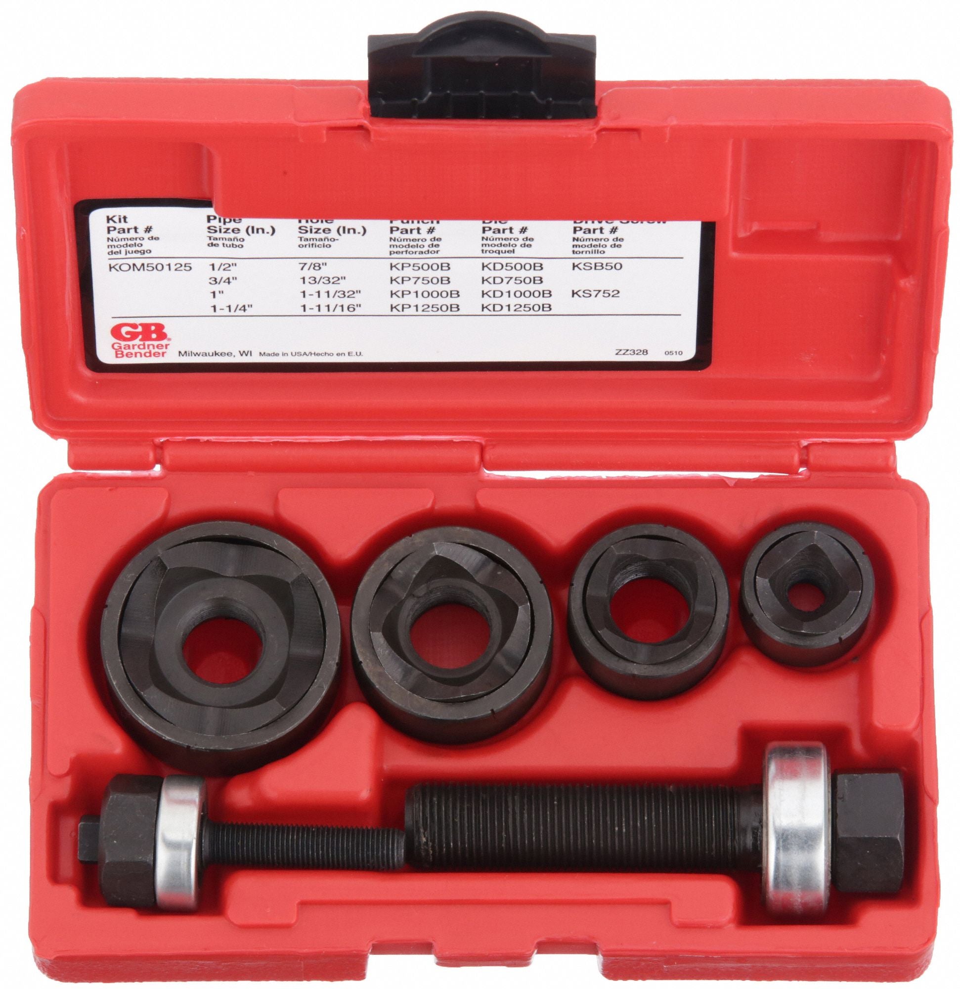 GB Manual Knockout Punch Set – Panda Construction Supply Inc.