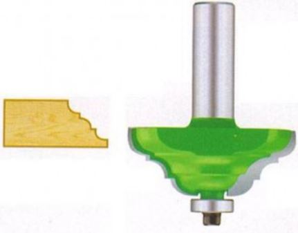 EZ Cut Double Cove/Bead Bits with Bearing 1/2" Shank – Panda ...