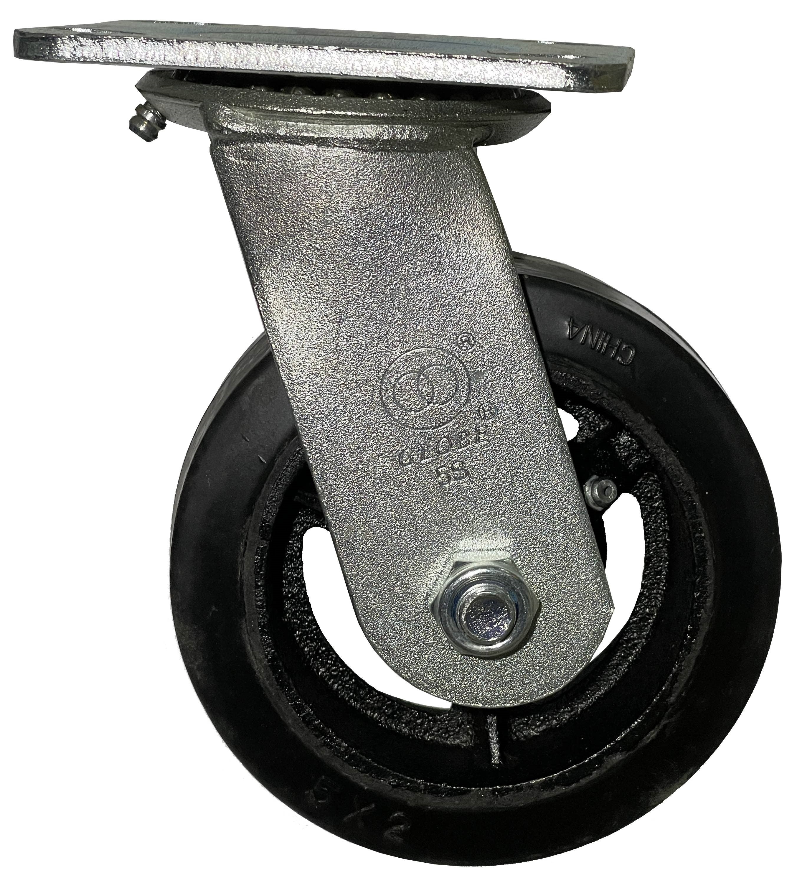 GLOBE Rubber + Cast Iron Caster – Panda Construction Supply Inc.