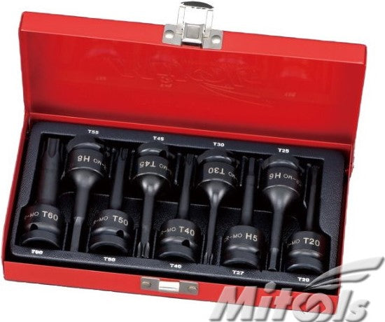 Mitools Impact Torx Bit Socket Set 1/2" Square Drive – Panda ...